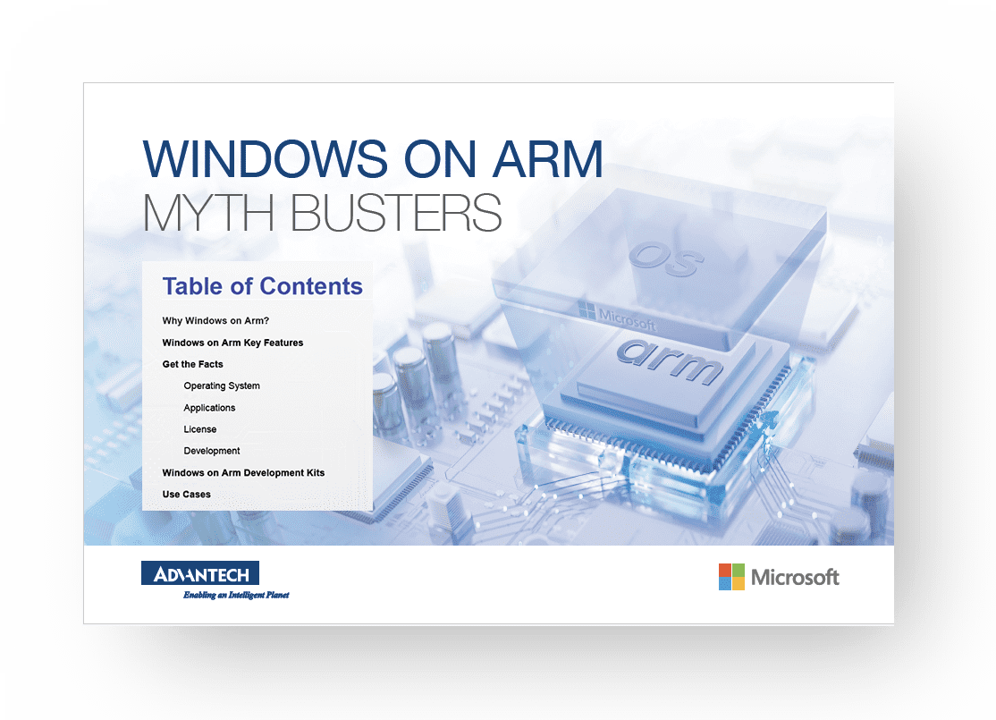 Windows on Arm Dev. Kits | Advantech Arm solutions